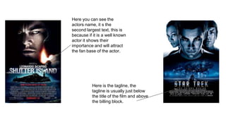 Conventions of a film poster | PPTX