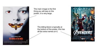 Conventions of a film poster | PPT