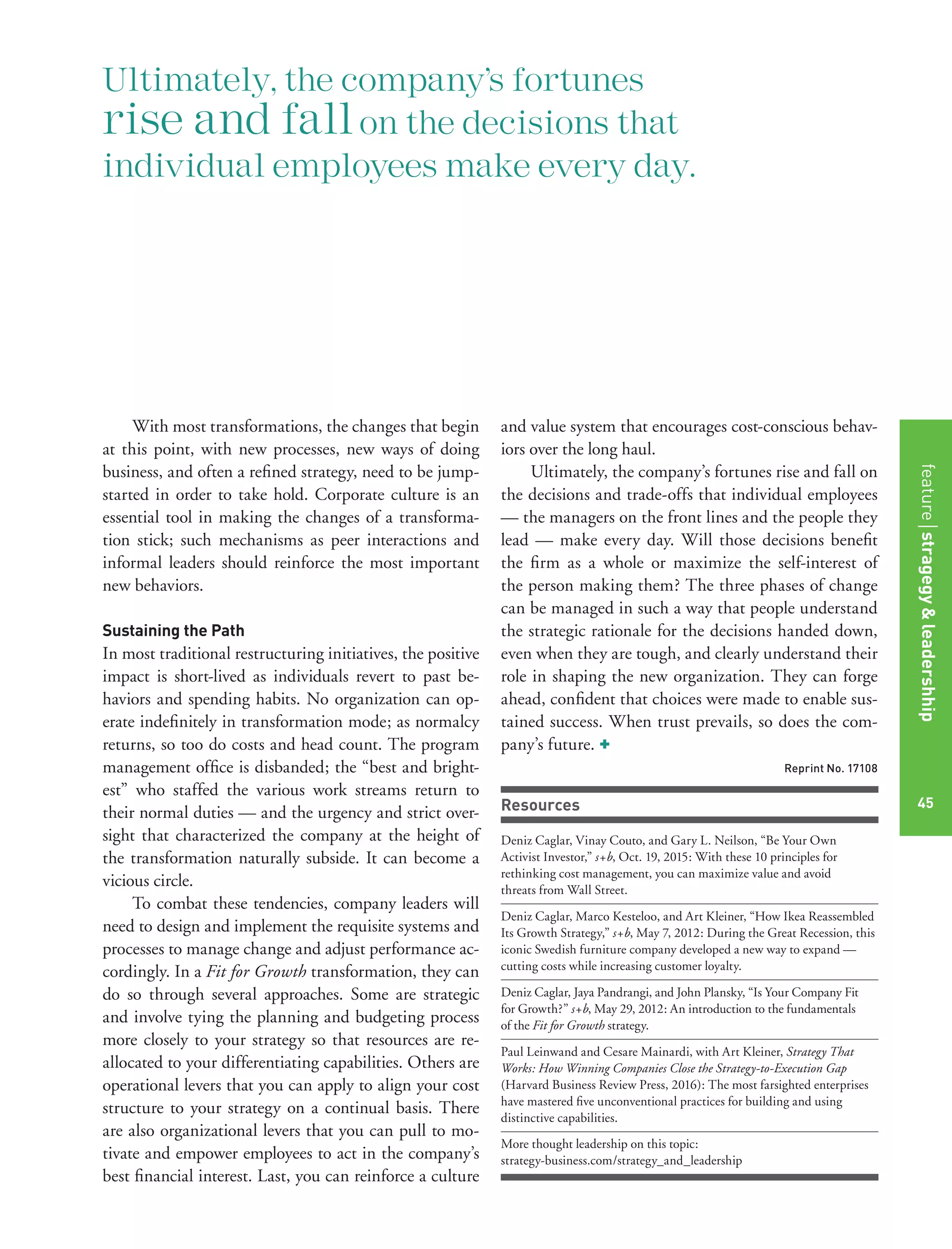 Building Trust while Cutting Costs | PDF