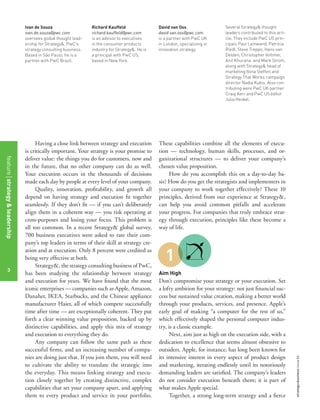 10 Principles of Strategy through Execution | PDF
