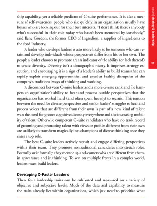 The Four X Factors of Exceptional Leaders | PDF