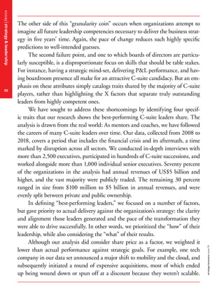 The Four X Factors of Exceptional Leaders | PDF