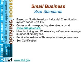 SBA Opening Doors | PDF
