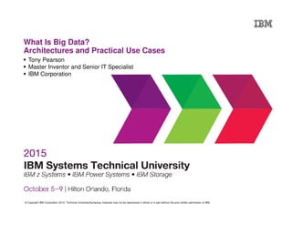 IBM Big Data Analytics Concepts and Use Cases | PDF