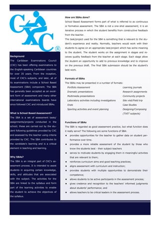 SBA at a glance | PDF
