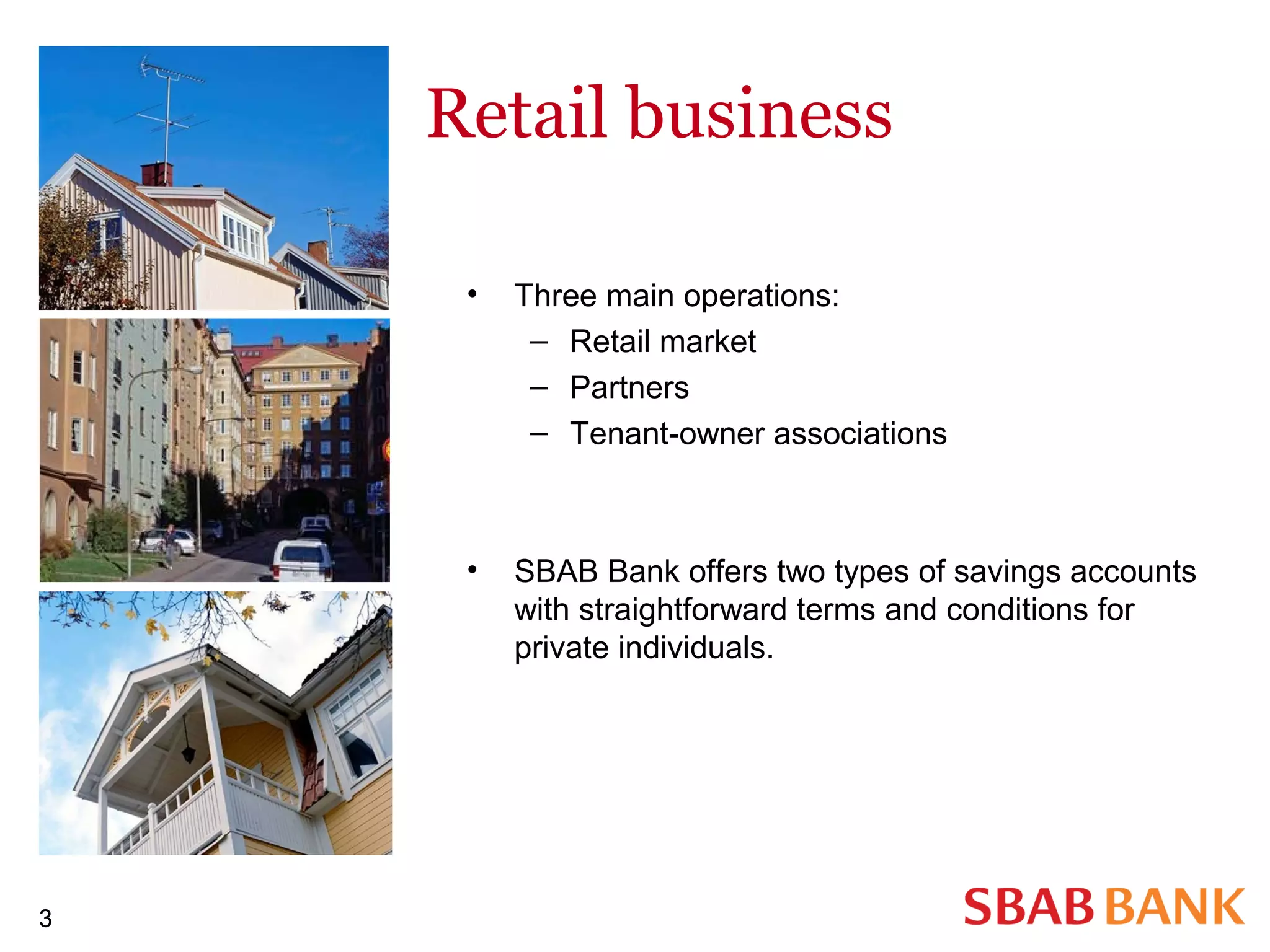 Sbab Bank corporate presentation | PPT | Business Banking & Finance ...