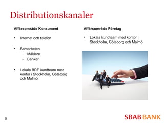 Sbab Bank företagspresentation | PPT
