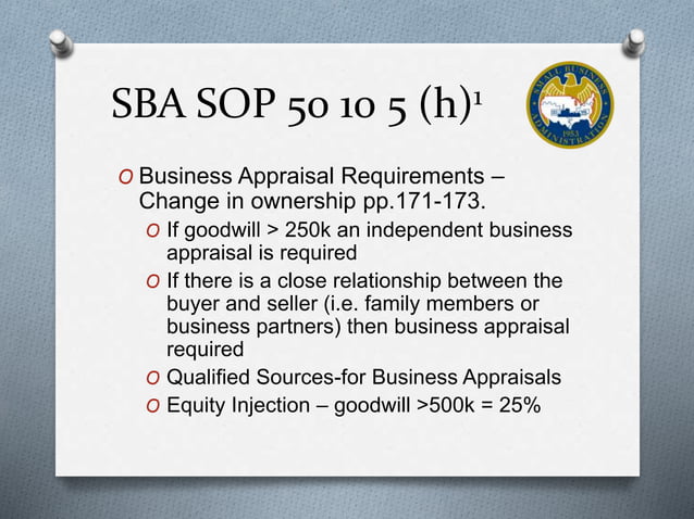 SBA business Valuations | PPT