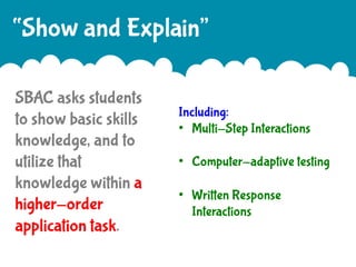 "Preparing for SBAC: Addressing Online Testing Challenges with your ...