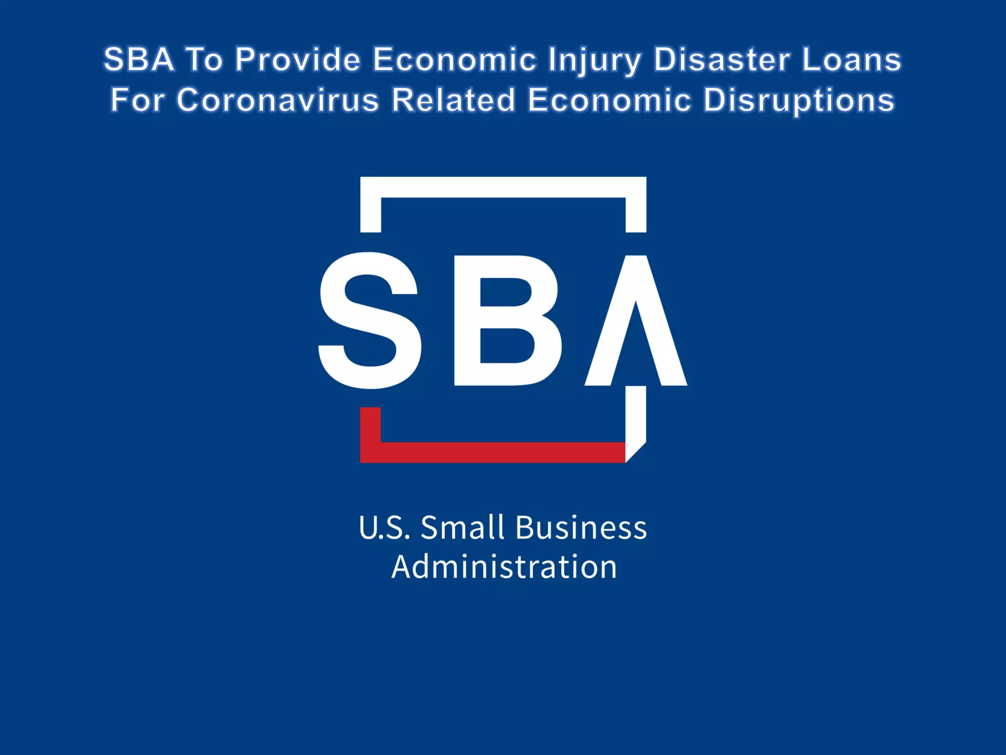 SBA Disaster Loan Relief Presentation | PDF