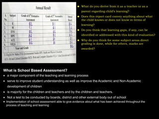 Module 4: School Based Assessment | PPTX