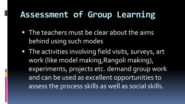 School Based Assessment | PPT