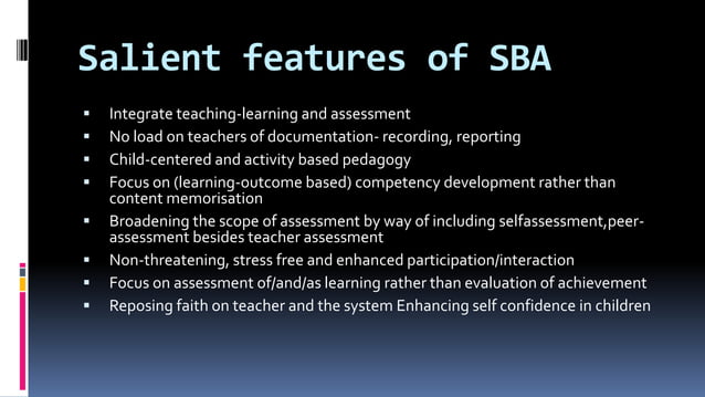 School Based Assessment | PPT
