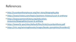 Susan B. Anthony | PPTX