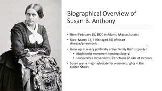 Susan B. Anthony | PPTX