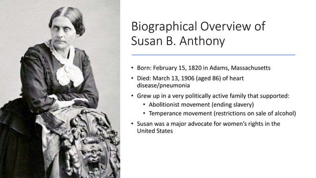 Susan B. Anthony | PPT