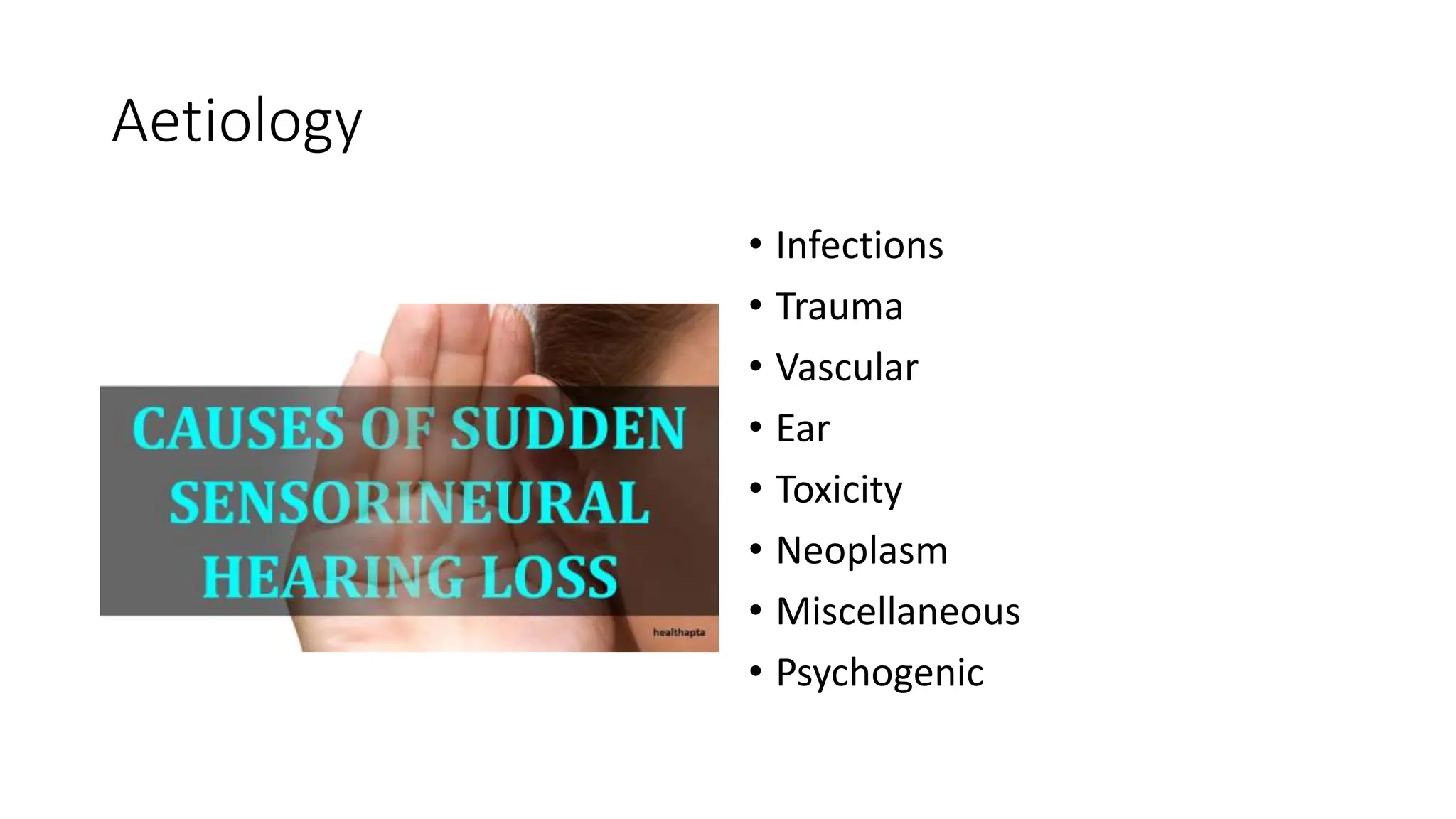 hearing loss - types, investigations and management | PPTX