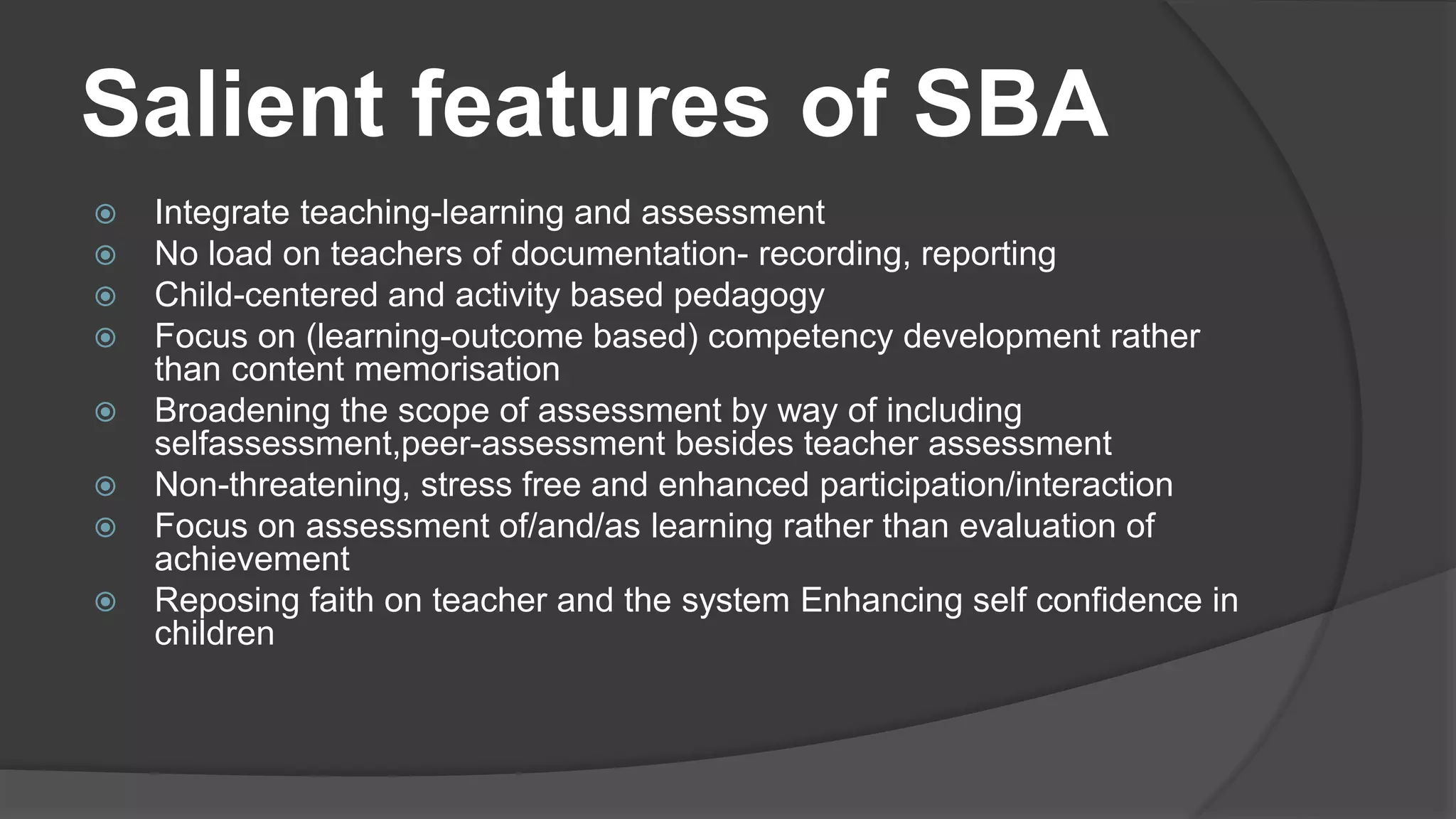 SCHOOL BASED ASSESSMENT | PPTX