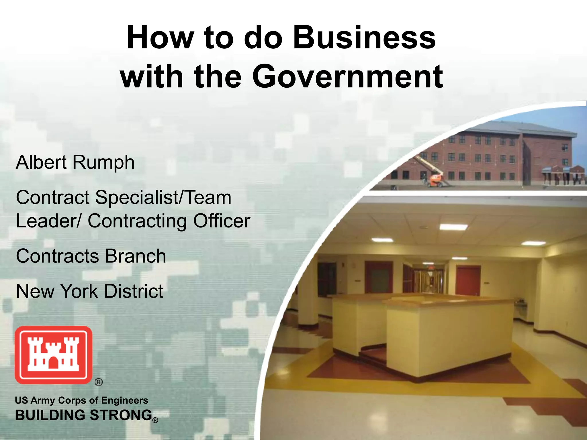 Doing Business with the Federal Government | PPTX
