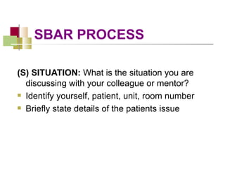 Sbar for Asilomar | PPT
