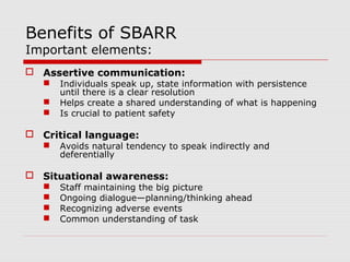 Sbarr communication tool | PPT