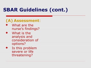 Sbarr communication tool | PPT