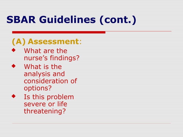 Sbarr communication tool | PPT