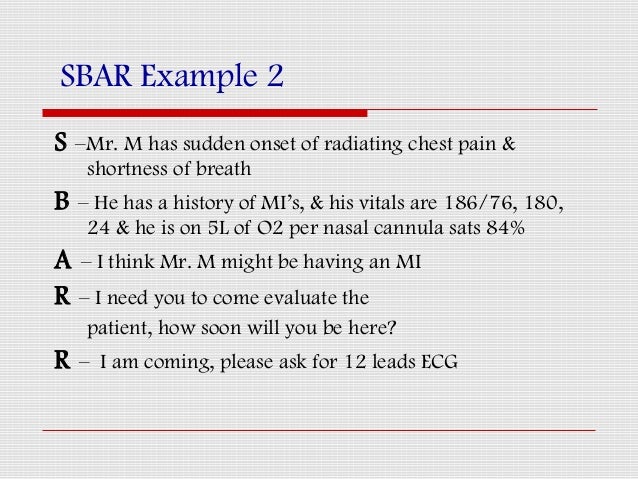Sbarr communication tool