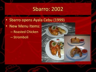 Sbarro Philippines | PPTX