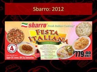 Sbarro Philippines | PPTX