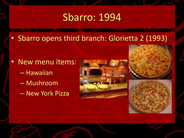 Sbarro Philippines | PPT