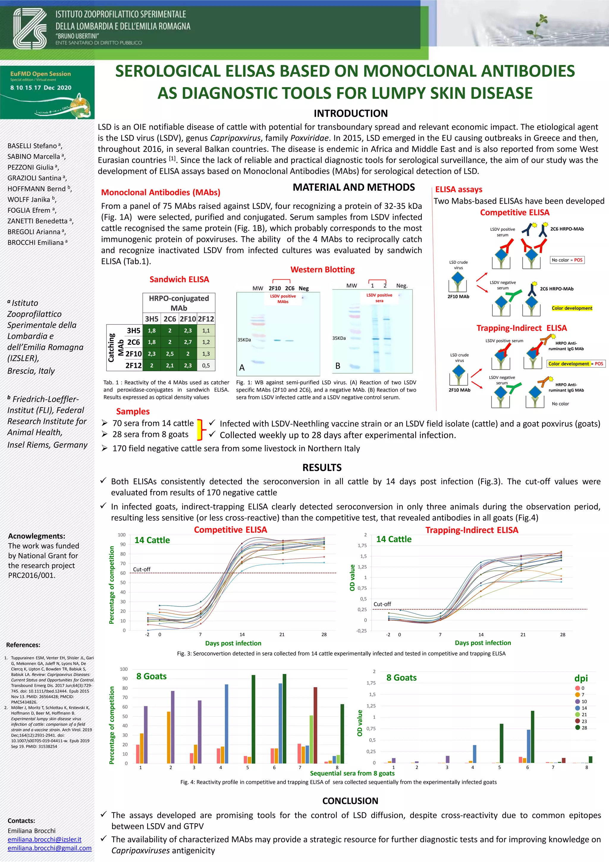 SEROLOGICAL ELISAs BASED ON MONOCLONAL ANTIBODIES AS DIAGNOSTIC TOOLS ...