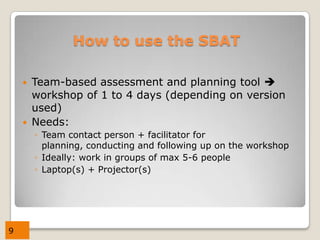 State-Building Assessment Tool (SBAT) | PPTX | Civil Engineering ...