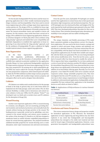 Polyurethane: A Versatile Scaffold for Biomedical Applications_Crimson ...