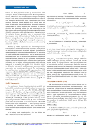 On Bubble Regeneration and Broadening with Implications for ...