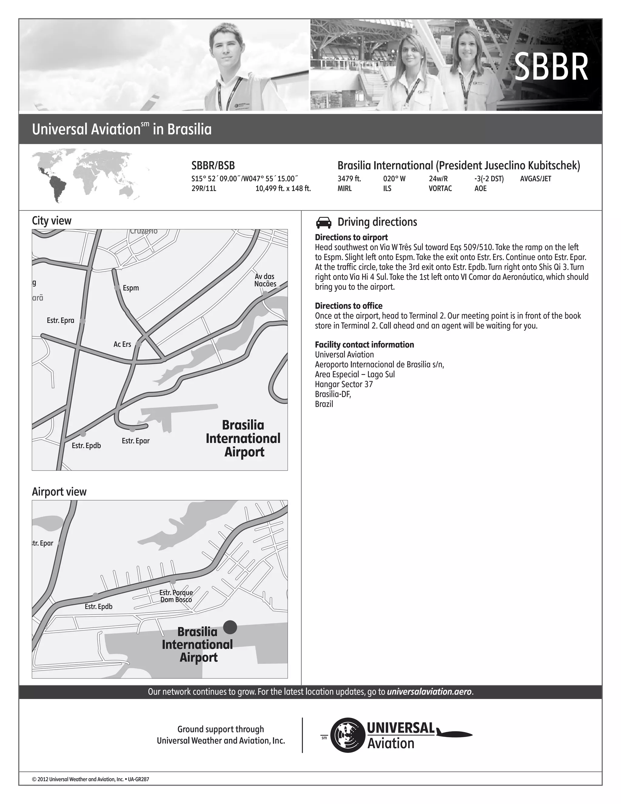 SBBR Ground Handling Agent Brasilia International Airport, Brazil | PDF
