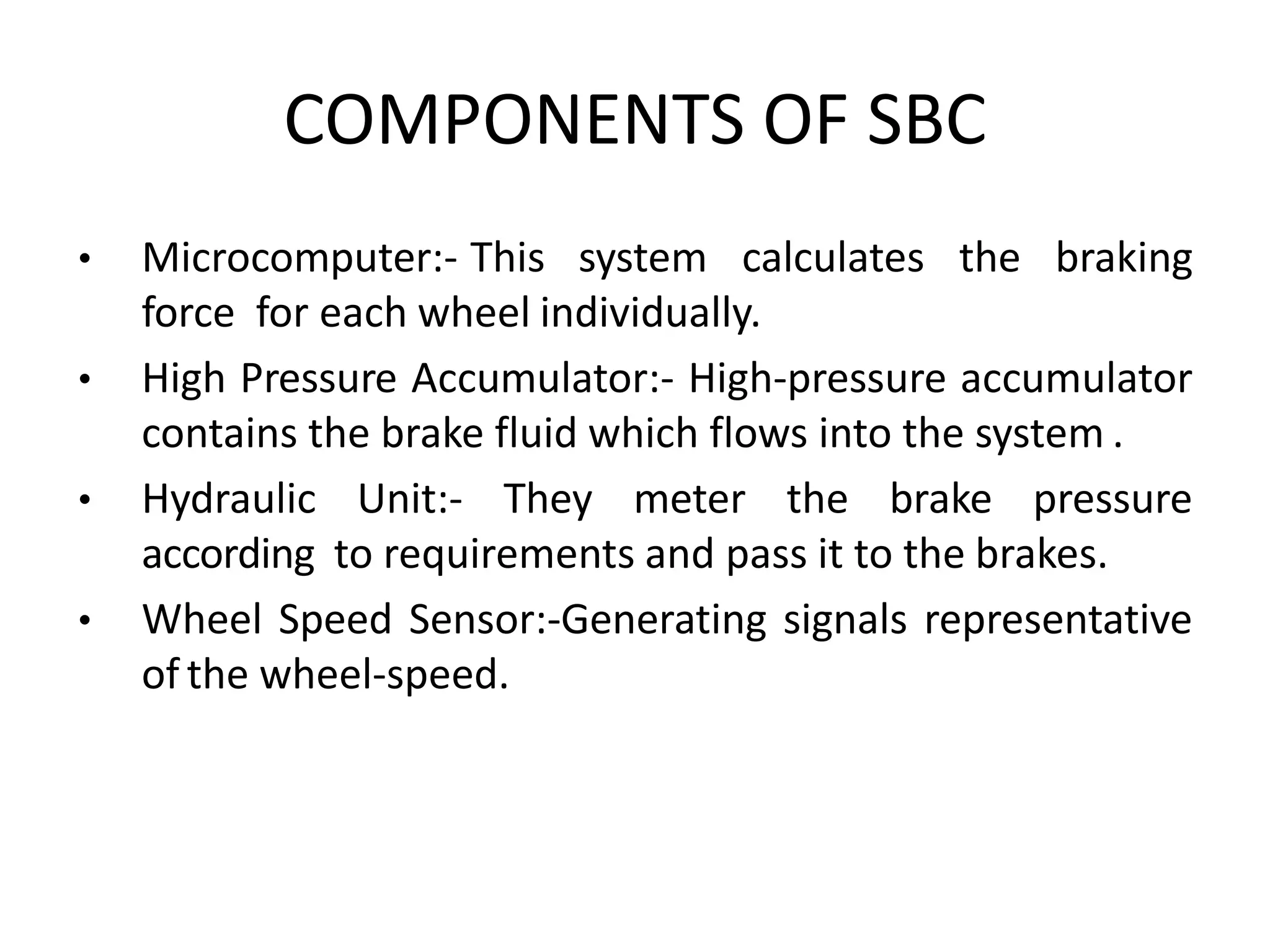 Sensotronic Brake Control | PPTX