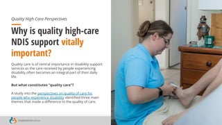 Delivering Quality High-Intensity NDIS Care | PDF