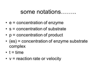 biochemistry notes on the importancce oc enzymes | PPT