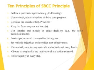 SBCC(Social Behavioral Change Communication)-Mrs Anuradha.S | PPTX