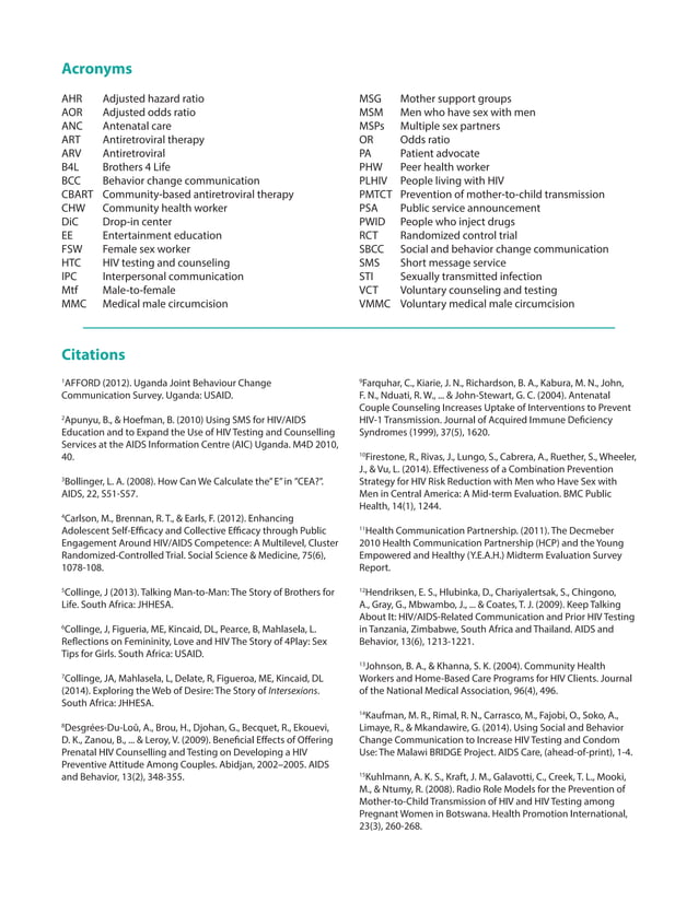 HIV Testing & Counseling Evidence Fact Sheet | PDF