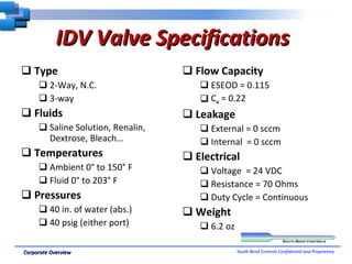 South Bend Controls Corporate Overview | PPT