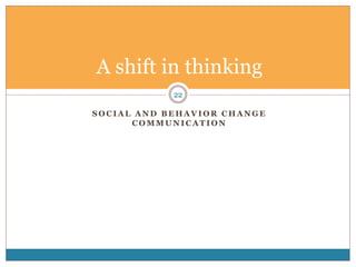 SBCC Framework | PPTX