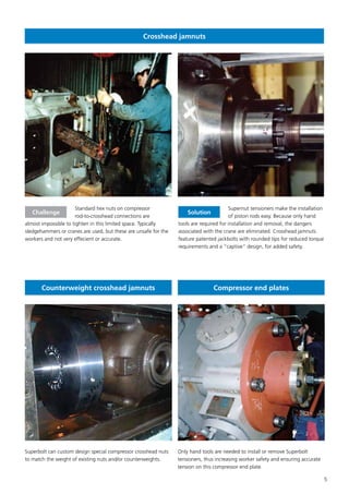 Reciprocating compressor with superbolt | PDF