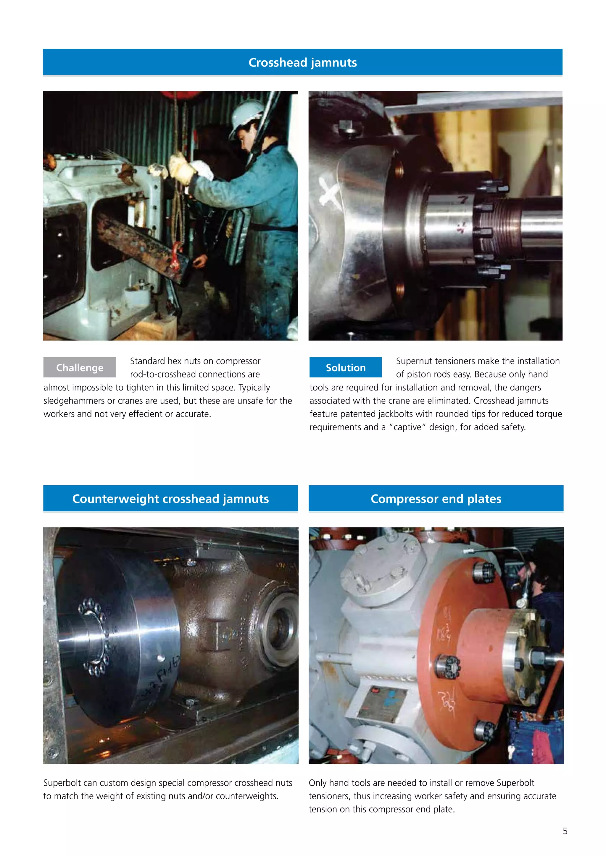 Superbolt solutions for Compressors | PDF