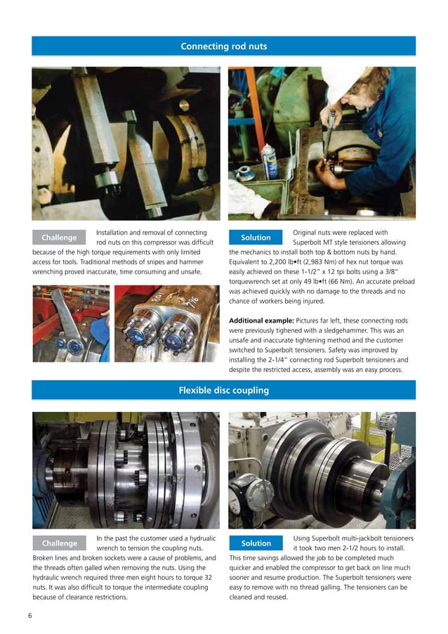 Superbolt solutions for Compressors | PDF