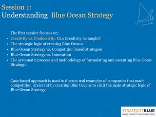 Blue Ocean Strategy Corporate Training Program | PPT