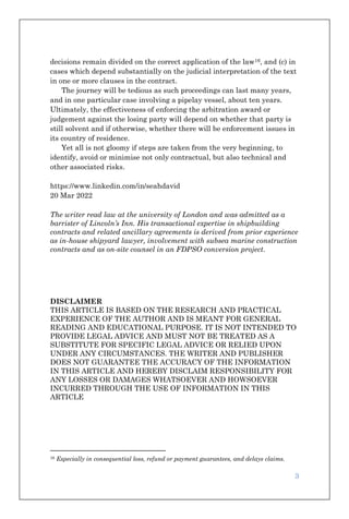 Shipbuilding Contract: What can go wrong? | PDF