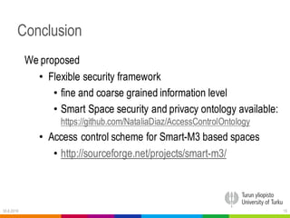 Semantic security framework and context-aware role-based access control ontology for Smart ...