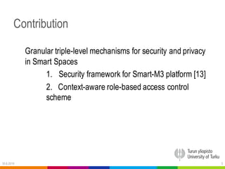 Semantic security framework and context-aware role-based access control ontology for Smart ...